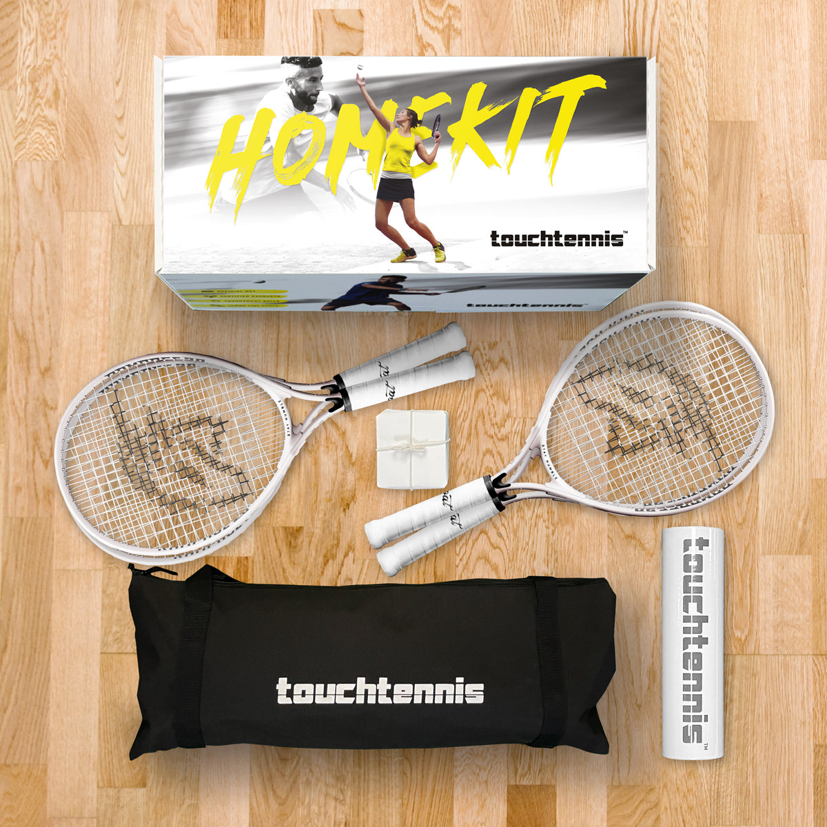 USA touchtennis Home Doubles Kit with 4 racquets – touchtennis USA